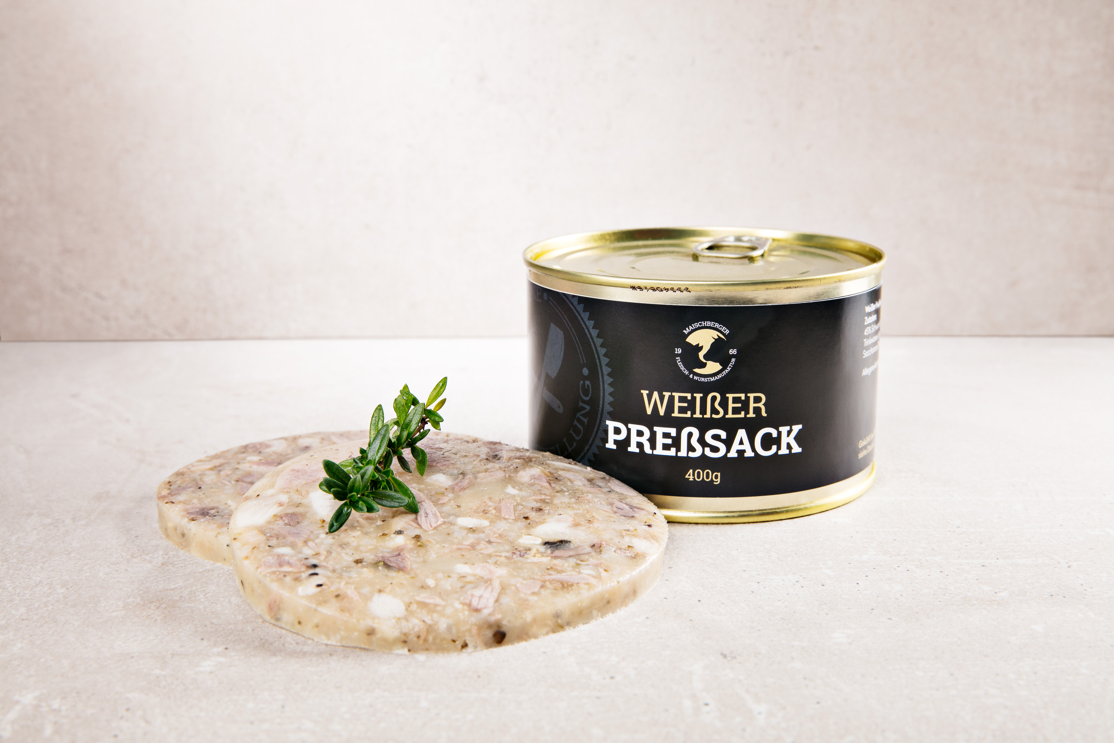 Preßsack weiß | Konserven/Gläser | Produkt Katalog | Metzgerei Maischberger